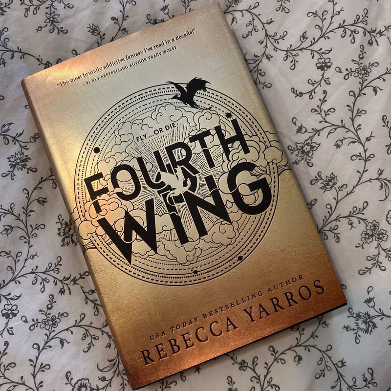 First Edition Fourth Wing with sprayed edges hajj.gov.eg