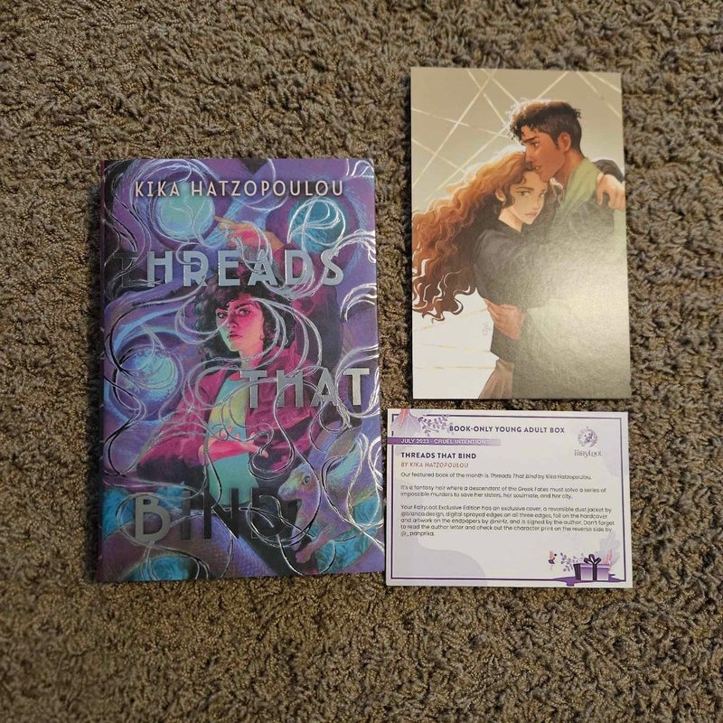 Threads That Bind - FairyLoot Edition by Kika Hatzopoulou, Hardcover ...