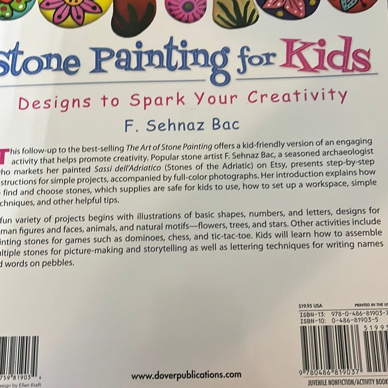 Stone Painting for Kids by F. Sehnaz Bac, Paperback | Pangobooks