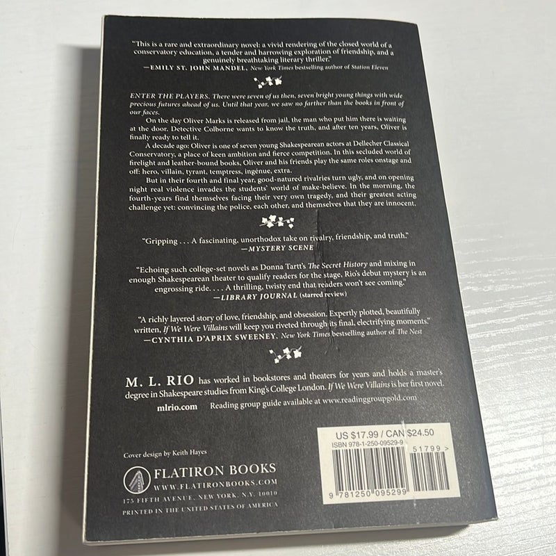 If We Were Villains by M. L. Rio, Paperback | Pangobooks