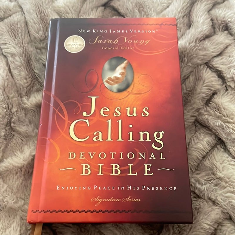 Jesus Calling Devotional Bible, NKJV by Sarah Young