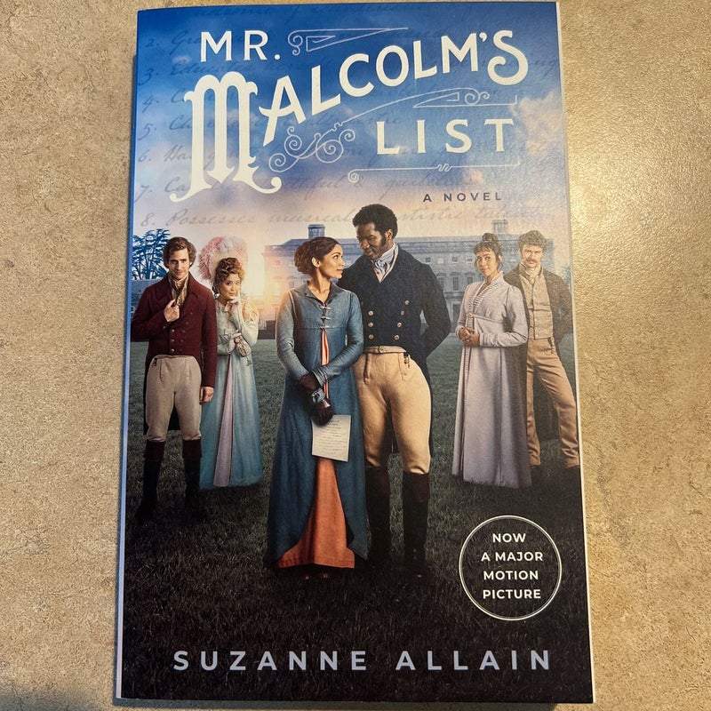 Mr. Malcolm's List (Movie Tie-In) by Suzanne Allain, Paperback | Pangobooks