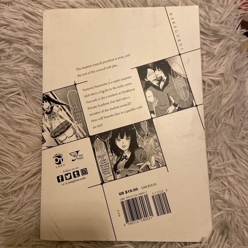 Kakegurui - Compulsive Gambler -, Vol. 4 by Homura Kawamoto, Paperback ...