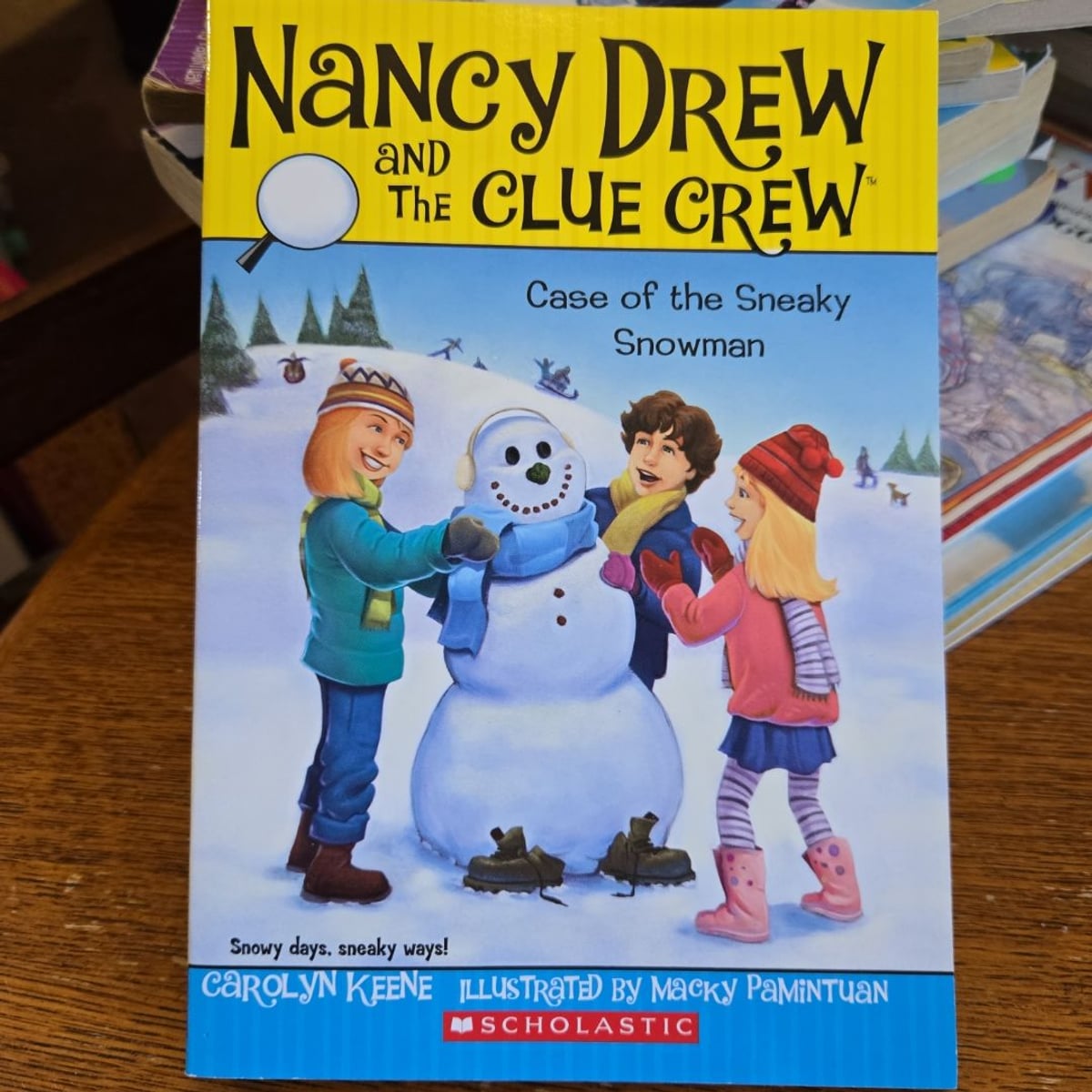 Case of the Sneaky Snowman by Macky Pamintuan, Carolyn Keene