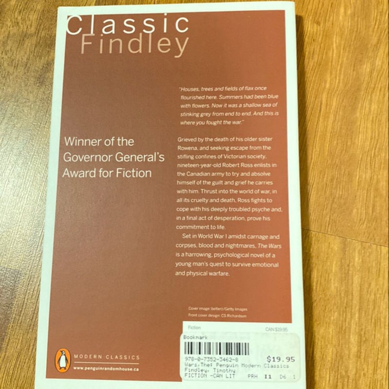 The Wars by Timothy Findley