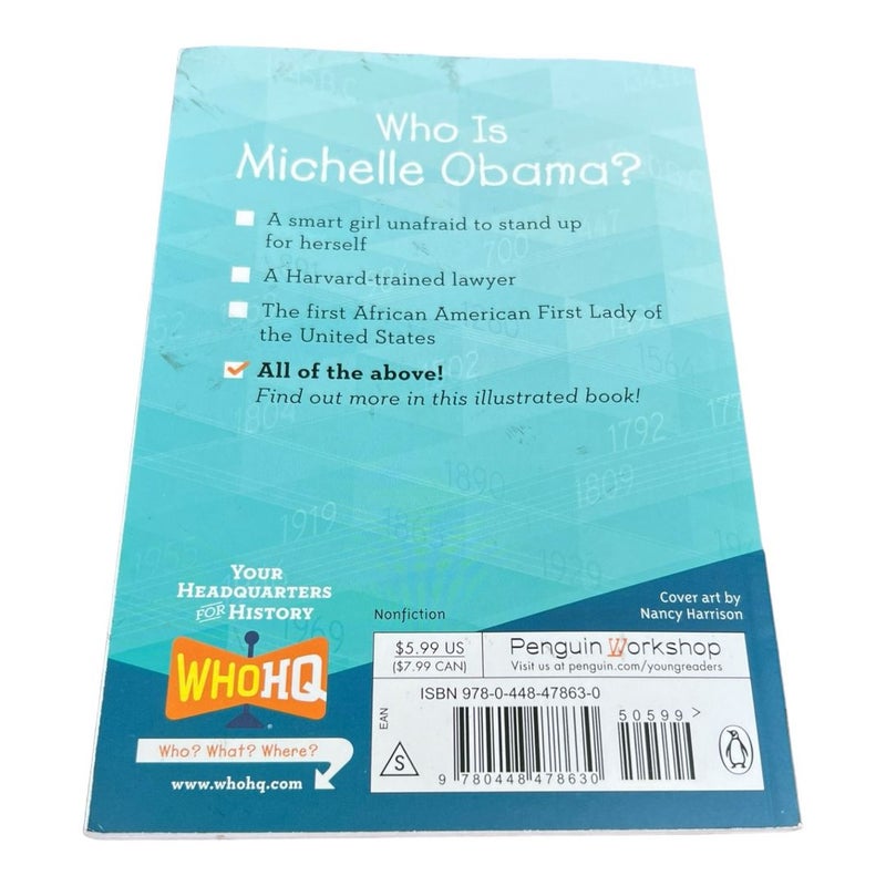 Who Is Michelle Obama? by Megan Stine, Who HQ