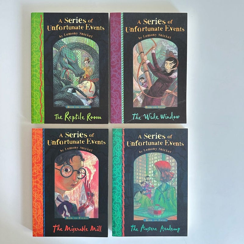 A Series of Unfortunate Events series, Books 2-13 by Lemony Snicket ...