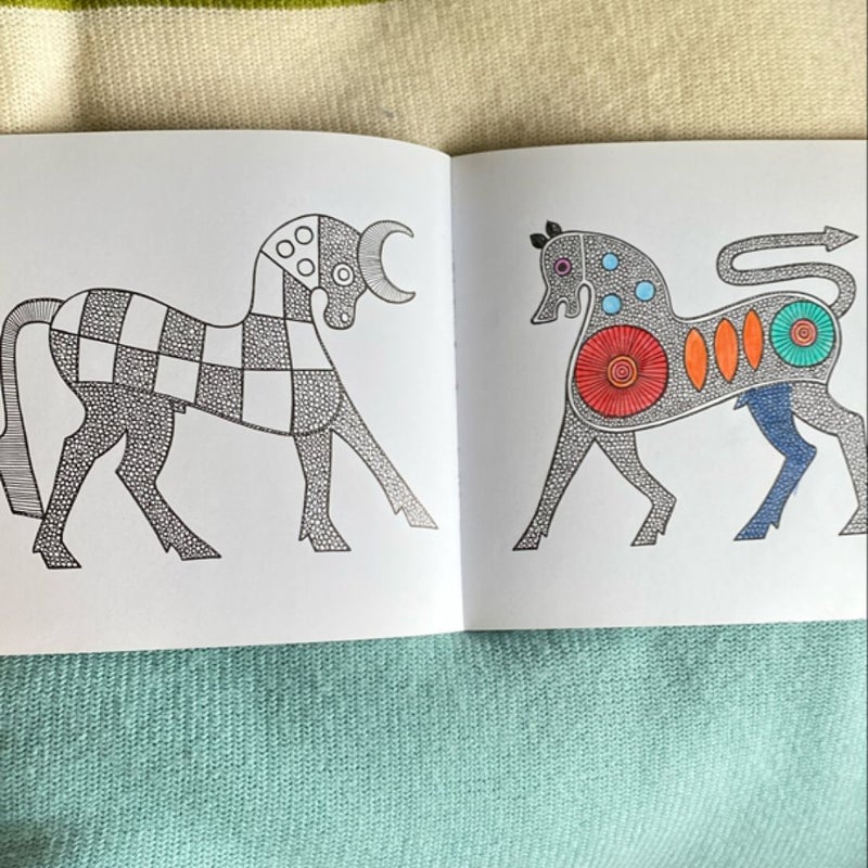 Calming Colouring Animal Patterns by Graham McCallum