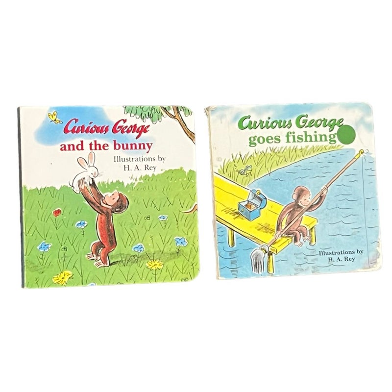 Curious George Goes Fishing by Margret Rey, Alan J. Shalleck
