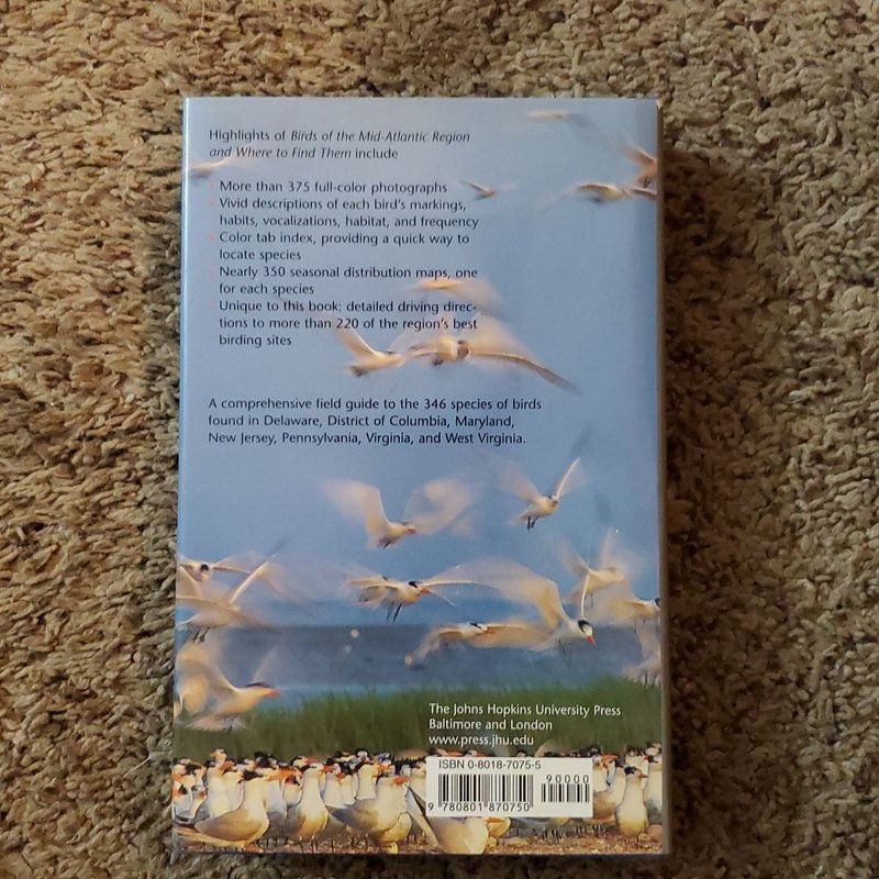 Birds of the Mid-Atlantic Region by John H. Rappole, Vernon E. Grove ...