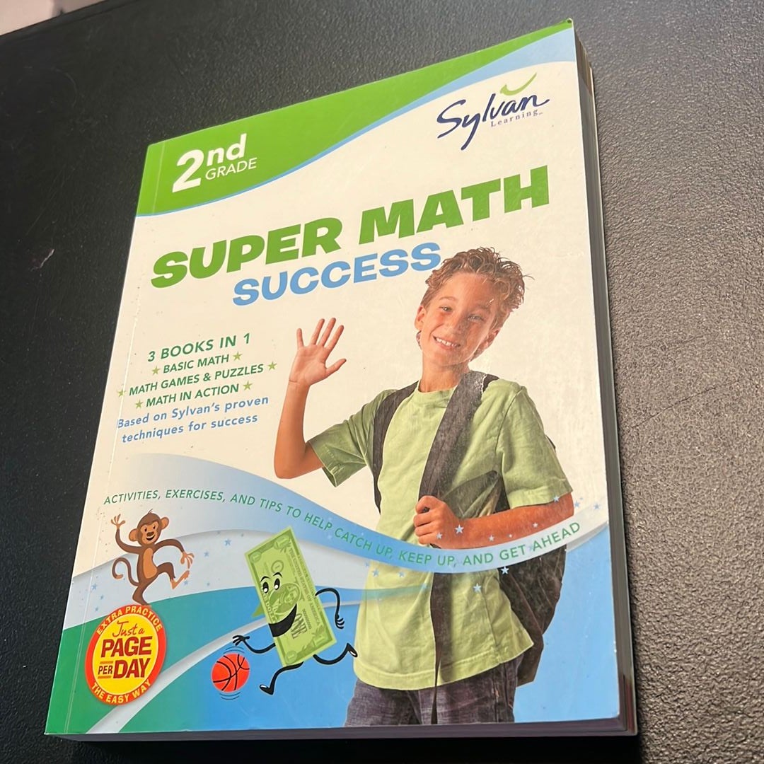 2nd Grade Jumbo Math Success Workbook by Sylvan Learning