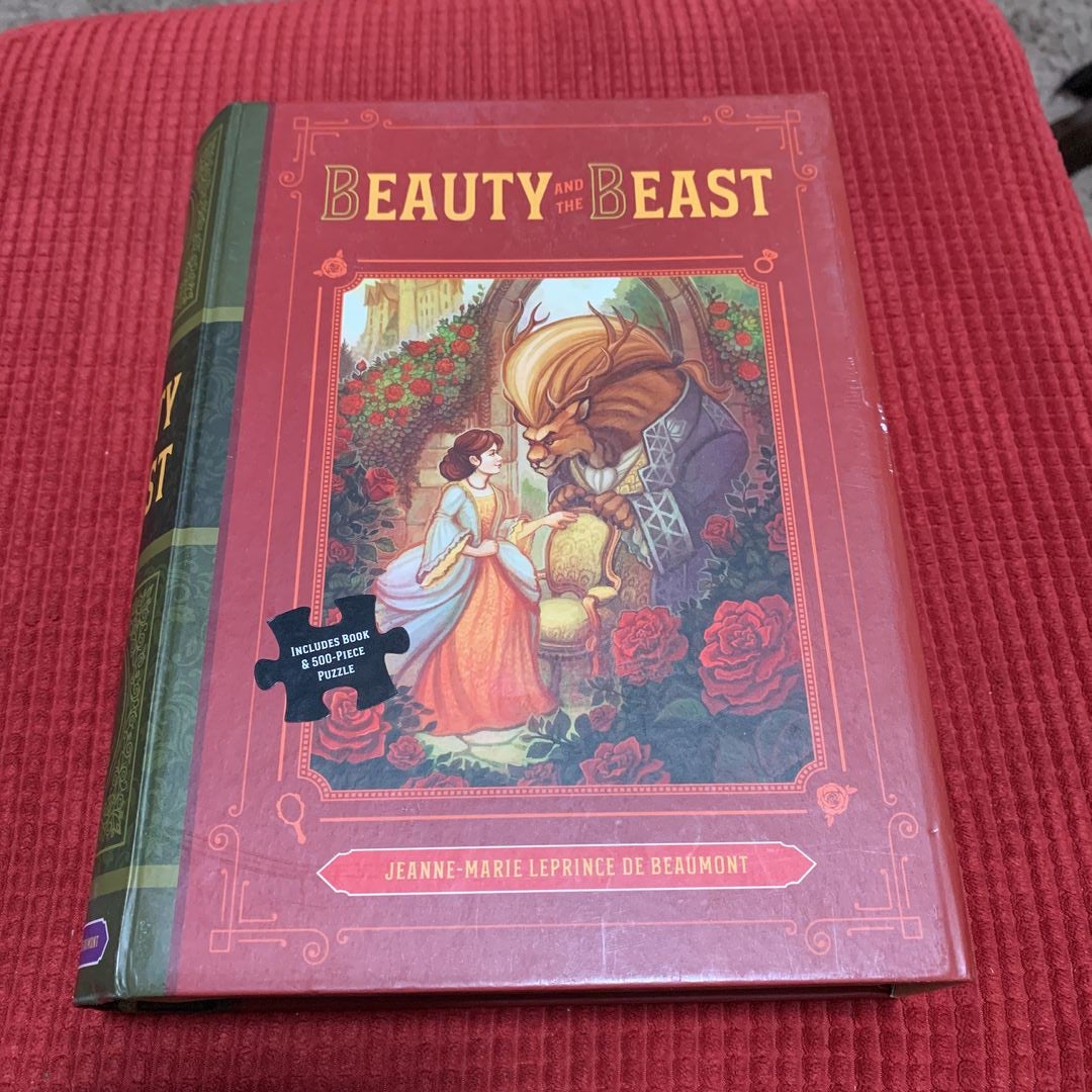 Beauty and the Beast Book and Puzzle Box Set by Jeanne-Marie LePrince ...