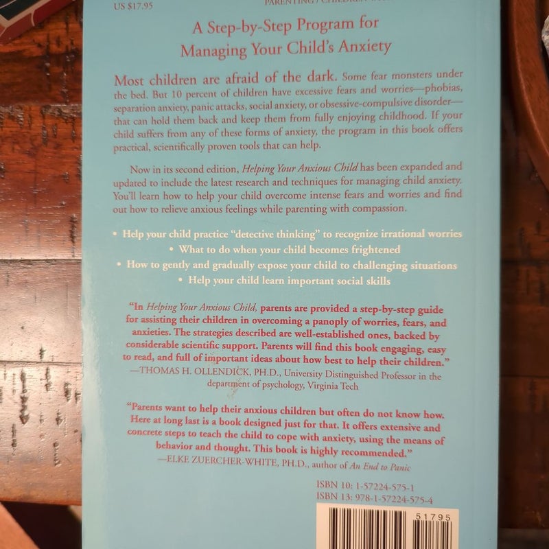 Helping Your Anxious Child by Ronald Rapee, Paperback | Pangobooks Helping Your Anxious Child by Ronald Rapee, Paperback | Pangobooks