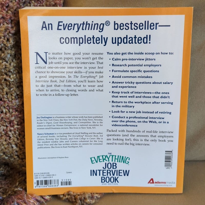 Job Interview Book by Joy Darlington, Paperback | Pangobooks