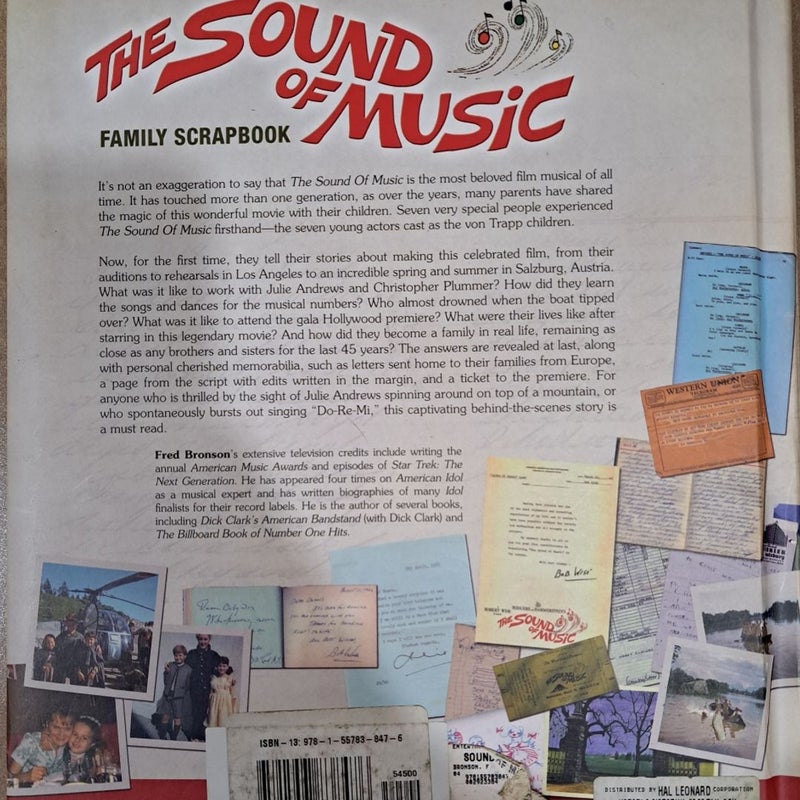 The Sound of Music Family Scrapbook by Fred Bronson, Hardcover | Pangobooks