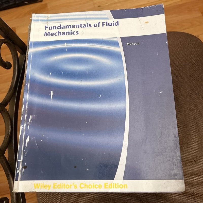 Fundamentals of Fluid Mechanics
