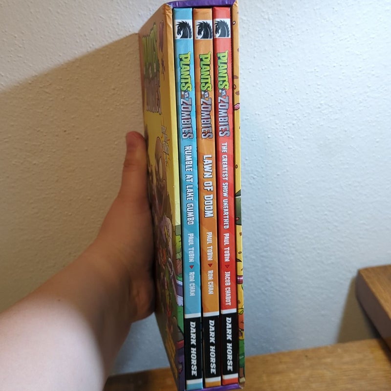 Plants vs Zombies Boxed Set 4 by P. Tobin, Hardcover | Pangobooks