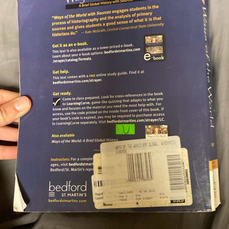 Ways of the World; Second Edition: A Brief Global History with Sources ...