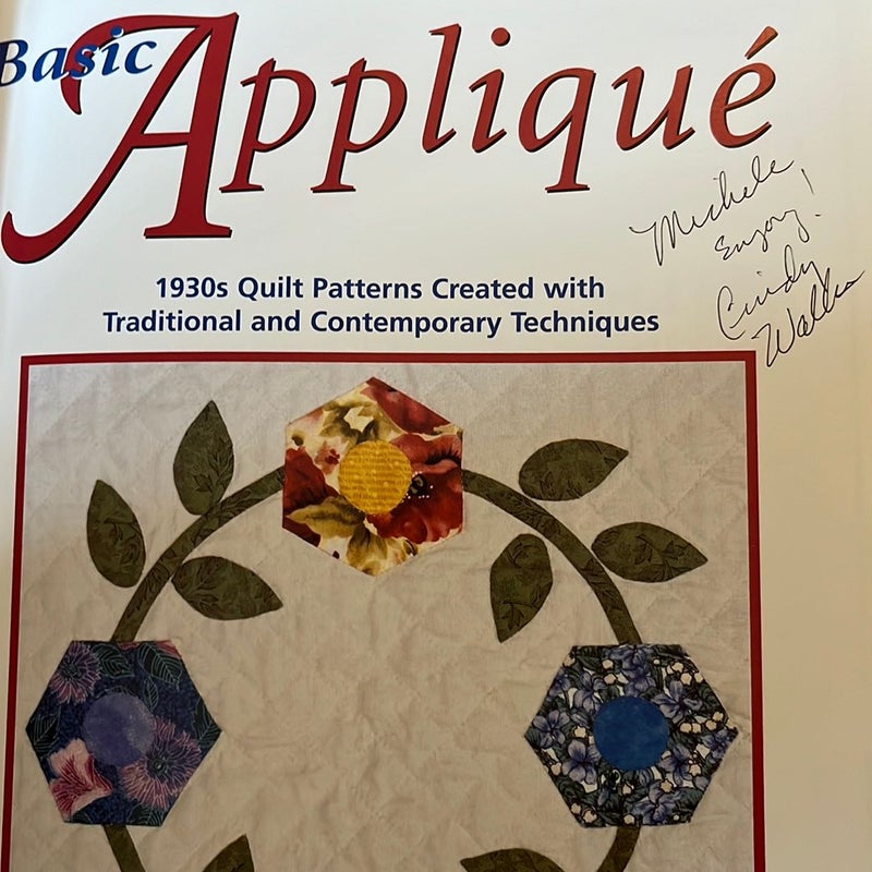 Basic Applique by Cindy Walter, Gail Baker Rowe