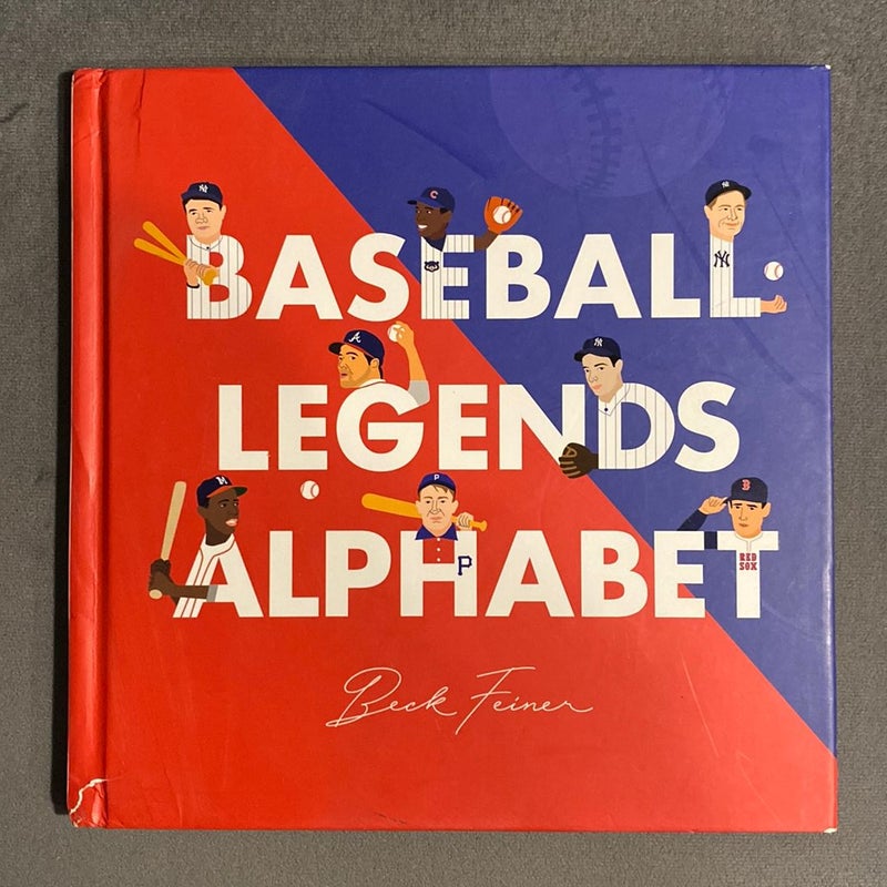 Baseball Legends Alphabet by Alphabet Legends Pty Ltd
