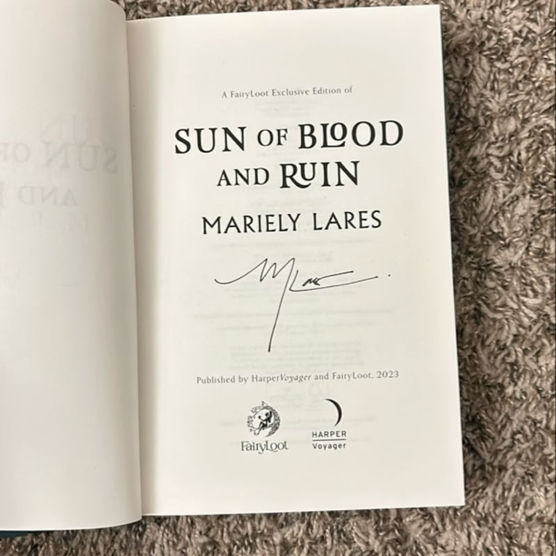 Sun of Blood and Ruin by Mariely Lares, Hardcover | Pangobooks