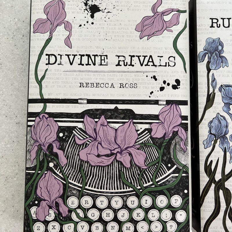 Divine Rivals and Ruthless Vows Owlcrate by Rebecca Ross, Hardcover ...