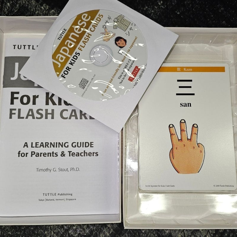 Tuttle Japanese for Kids Flash Cards Kit by Timothy G. Stout