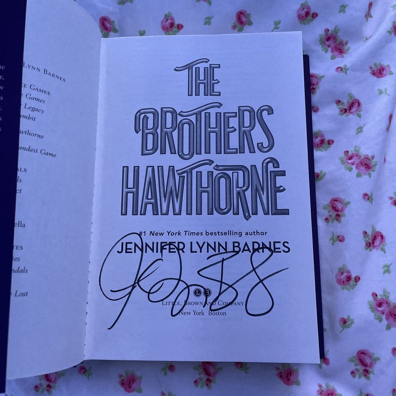 The Brothers Hawthorne by Jennifer Lynn Barnes, Hardcover | Pangobooks