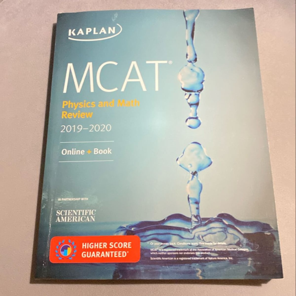 MCAT Physics and Math Review 2019-2020 by Kaplan Test Prep