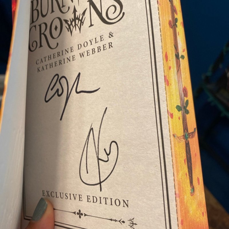Burning Crowns ~ Signed by Catherine Doyle & Katherine Webber ...