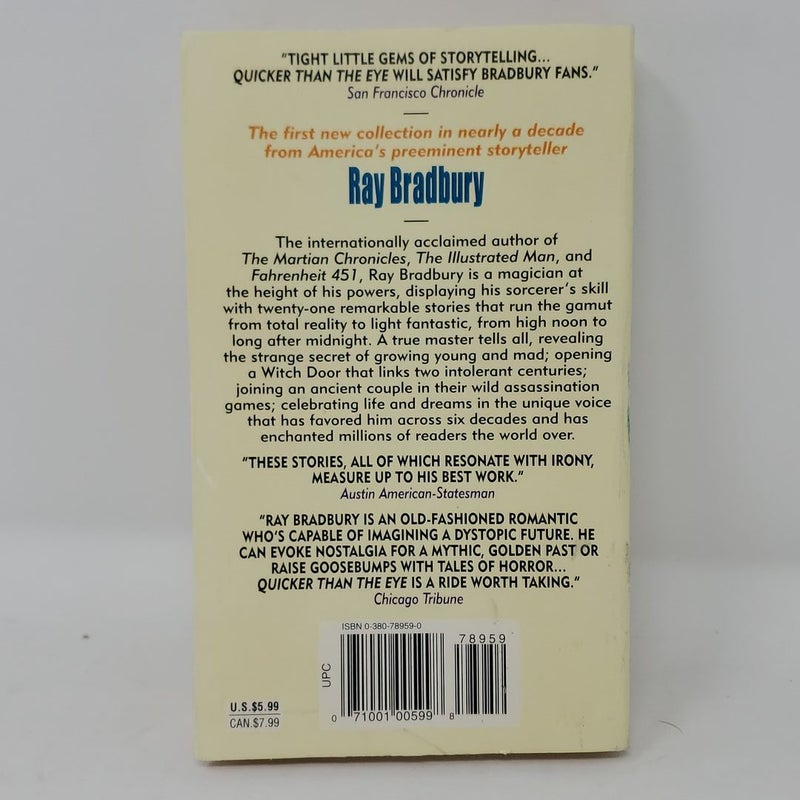Quicker Than the Eye by Ray Bradbury