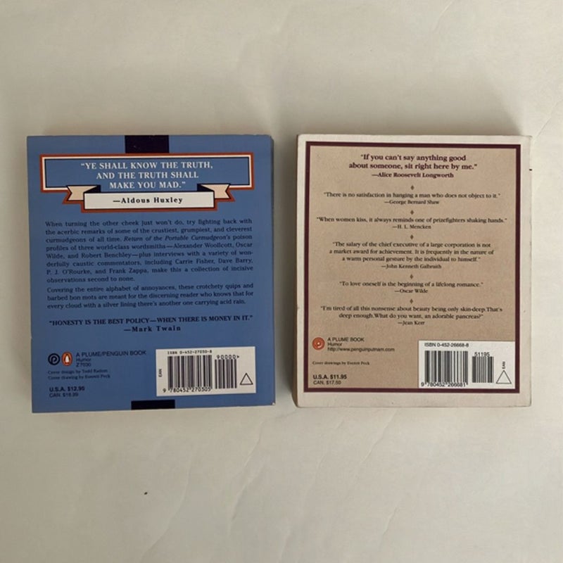 Portable Curmudgeon Bundle Paperback by Jon Winokur, Paperback | Pangobooks