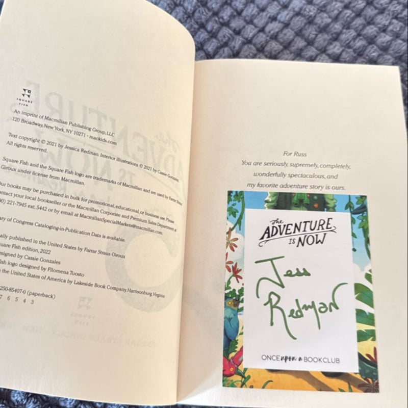 The Adventure Is Now by Jess Redman