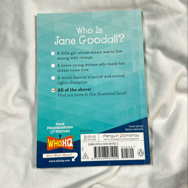 Who Is Jane Goodall? by Roberta Edwards, Who HQ