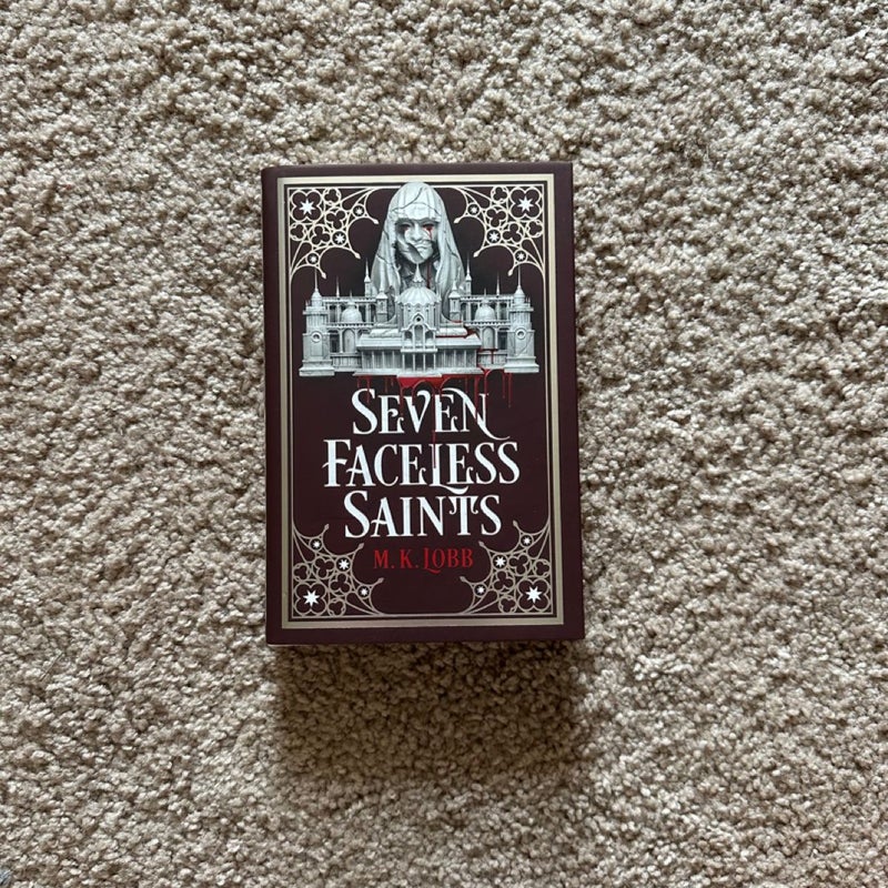 Fairyloot Seven Faceless Saints by M. K. Lobb, Hardcover | Pangobooks
