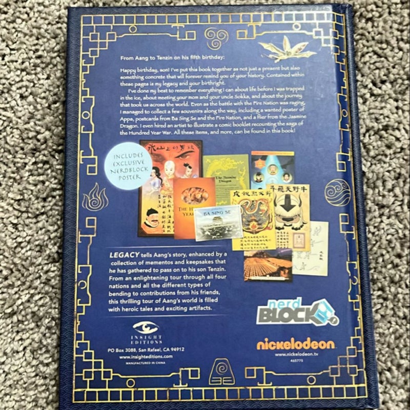 ATLA: Legacy by Nickelodeon, Hardcover | Pangobooks