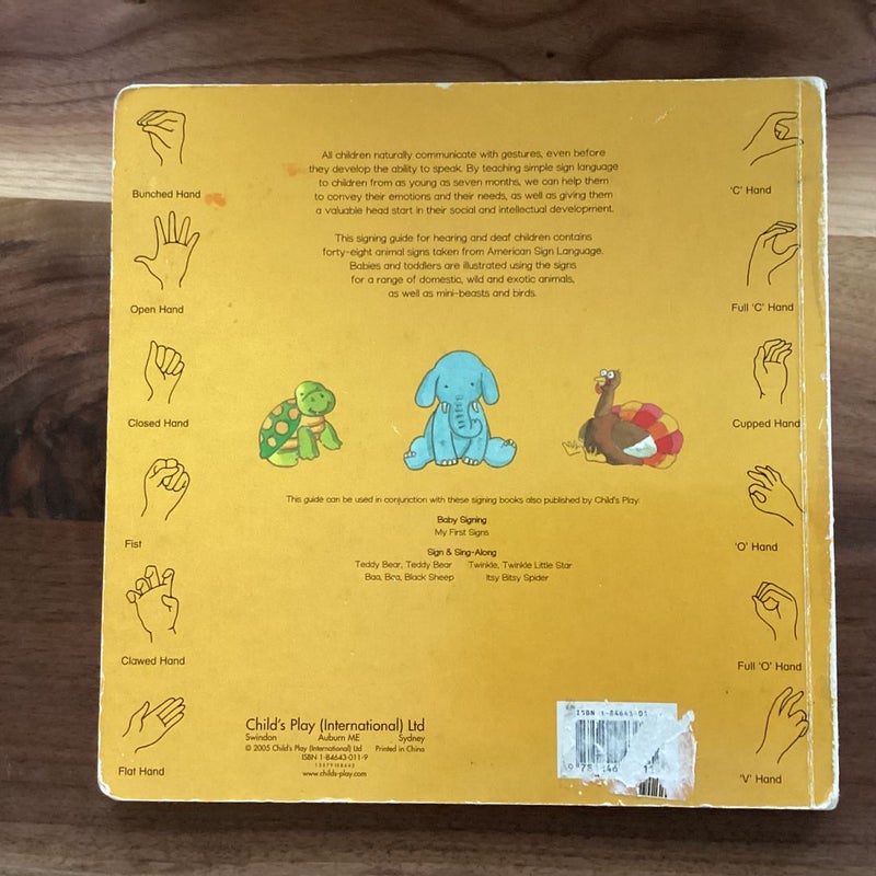 My First Animal Signs by Anthony Lewis, Hardcover | Pangobooks