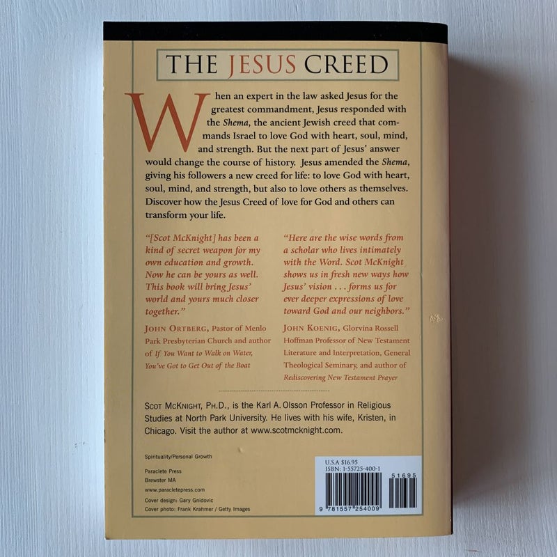 The Jesus Creed by Scot McKnight, Paperback | Pango Books