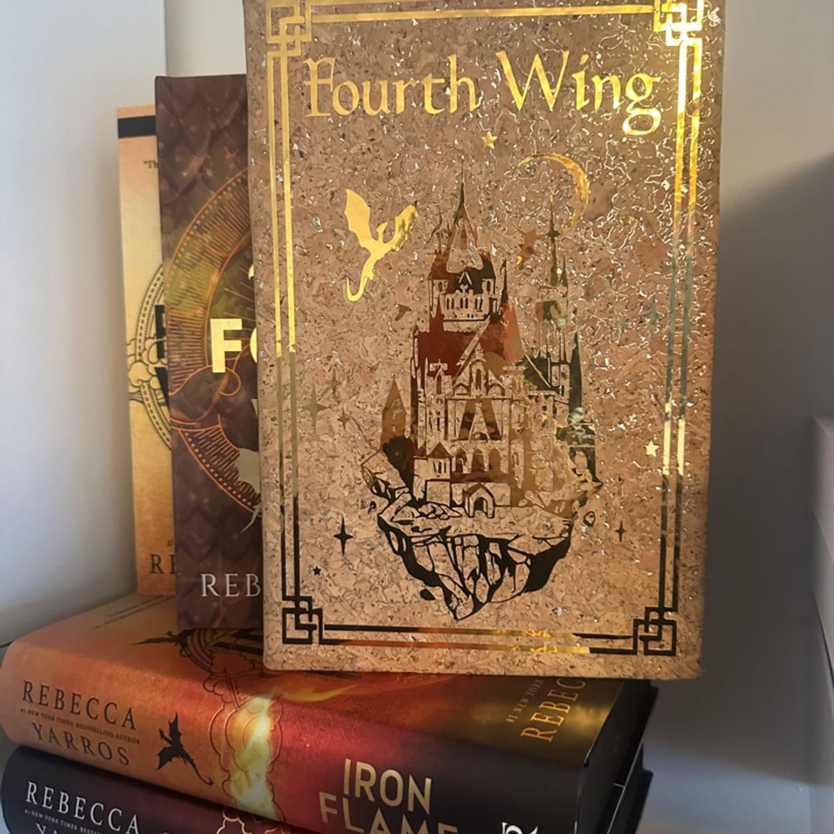 Fourth wing custom rebind by Rebecca yarros, Hardcover | Pangobooks
