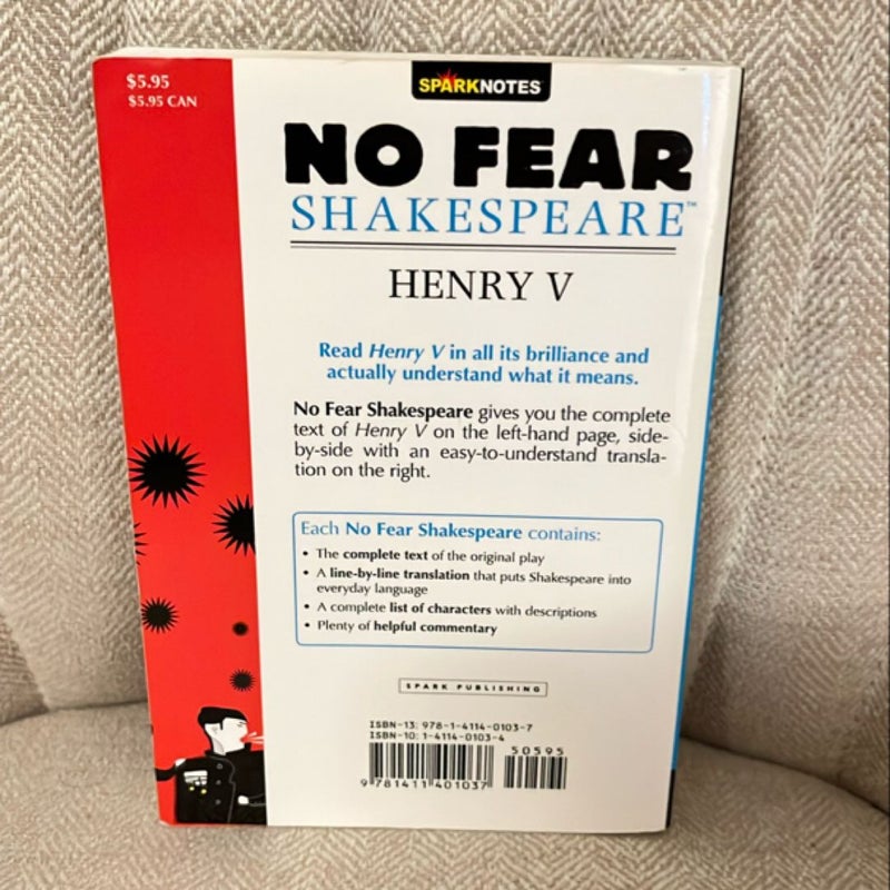 Henry V (No Fear Shakespeare) by SparkNotes