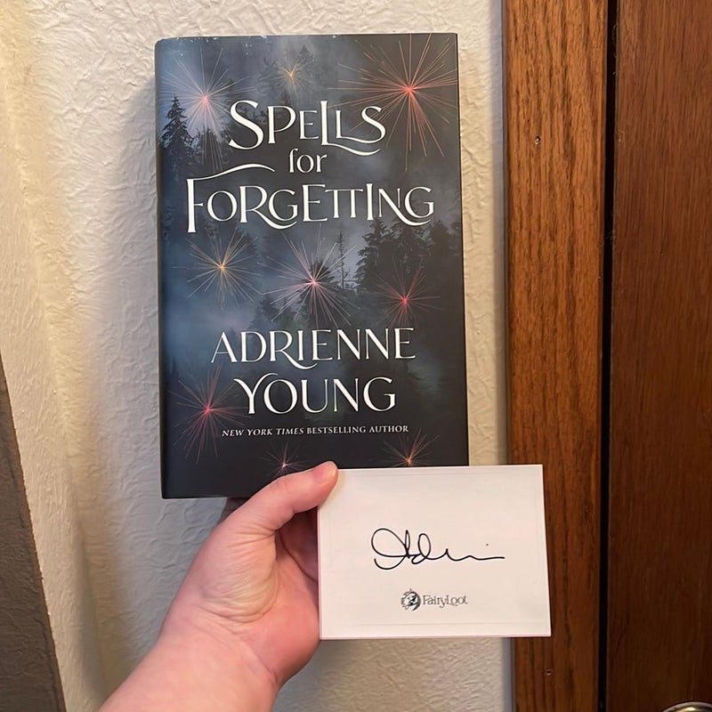 Spells for Forgetting Fairyloot by Adrienne Young, Hardcover | Pangobooks