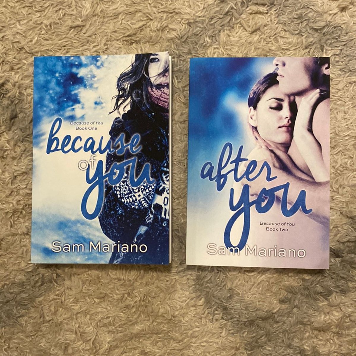 Because of You (Signed) by Sam Mariano, Paperback | Pangobooks