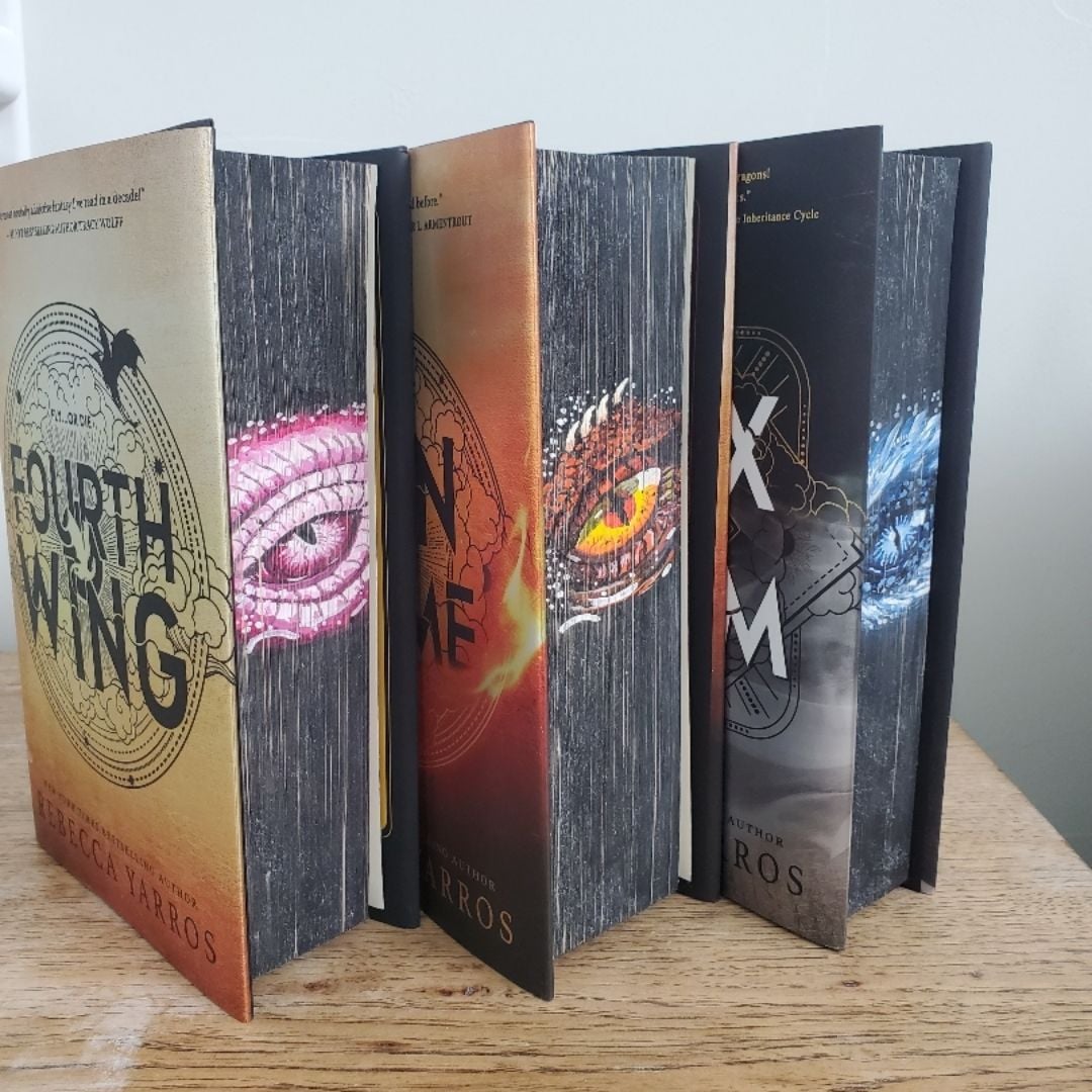 Fourth wing series by Rebecca yarros, Hardcover | Pangobooks