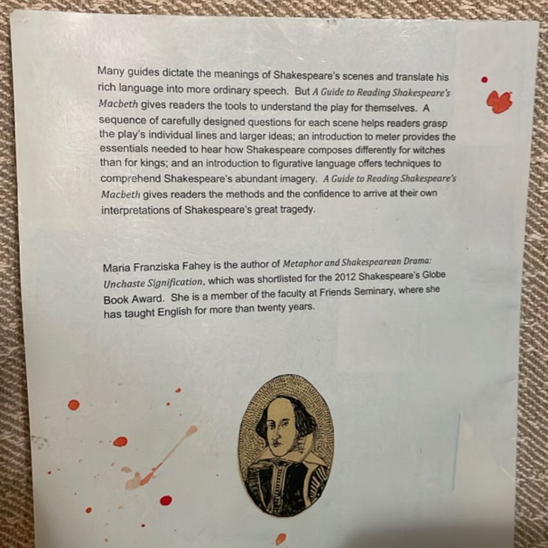 A Guide to Reading Shakespeare's Macbeth by Maria Fahey