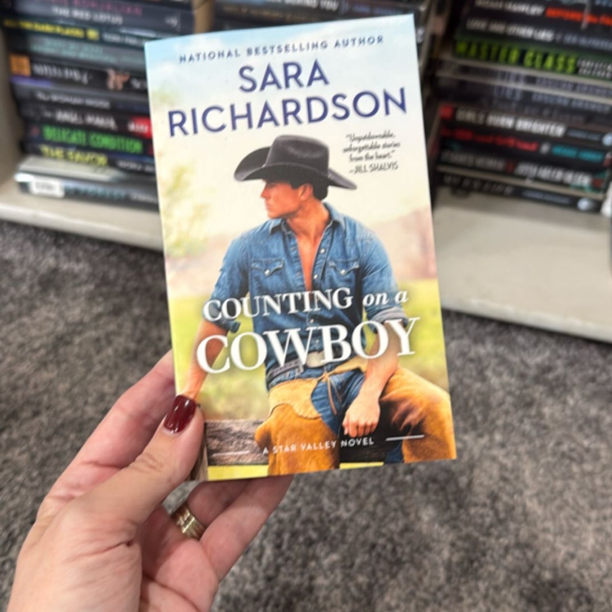Counting on a Cowboy by Sara Richardson, Paperback | Pangobooks