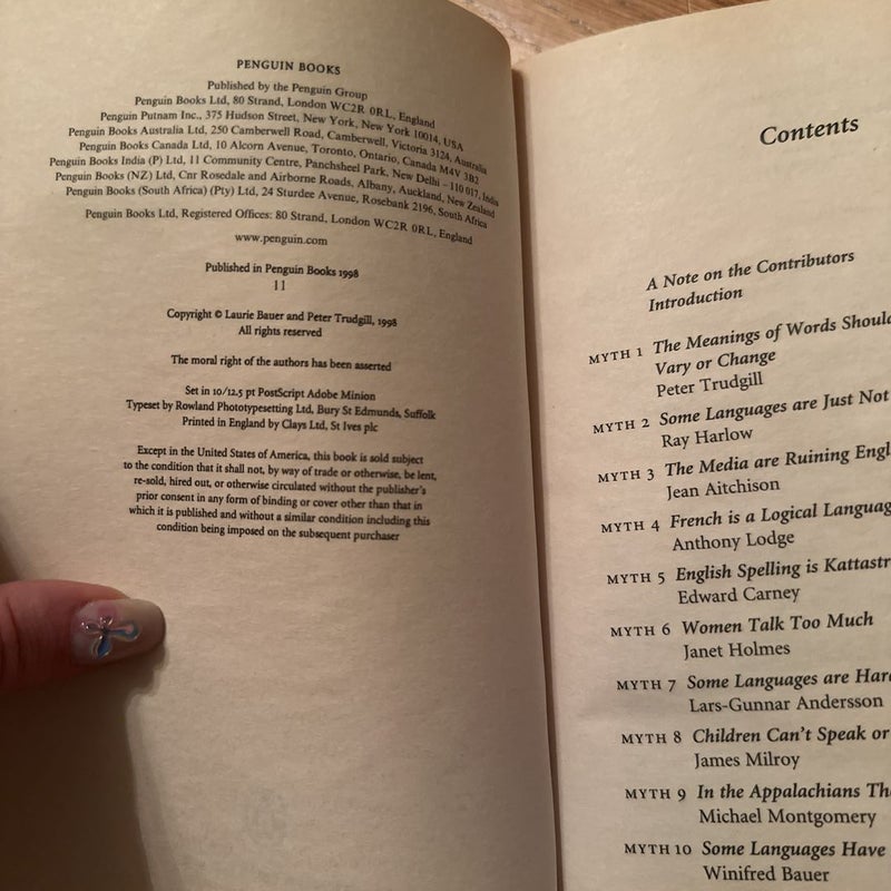 Language Myths by Laurie Bauer, Paperback | Pangobooks