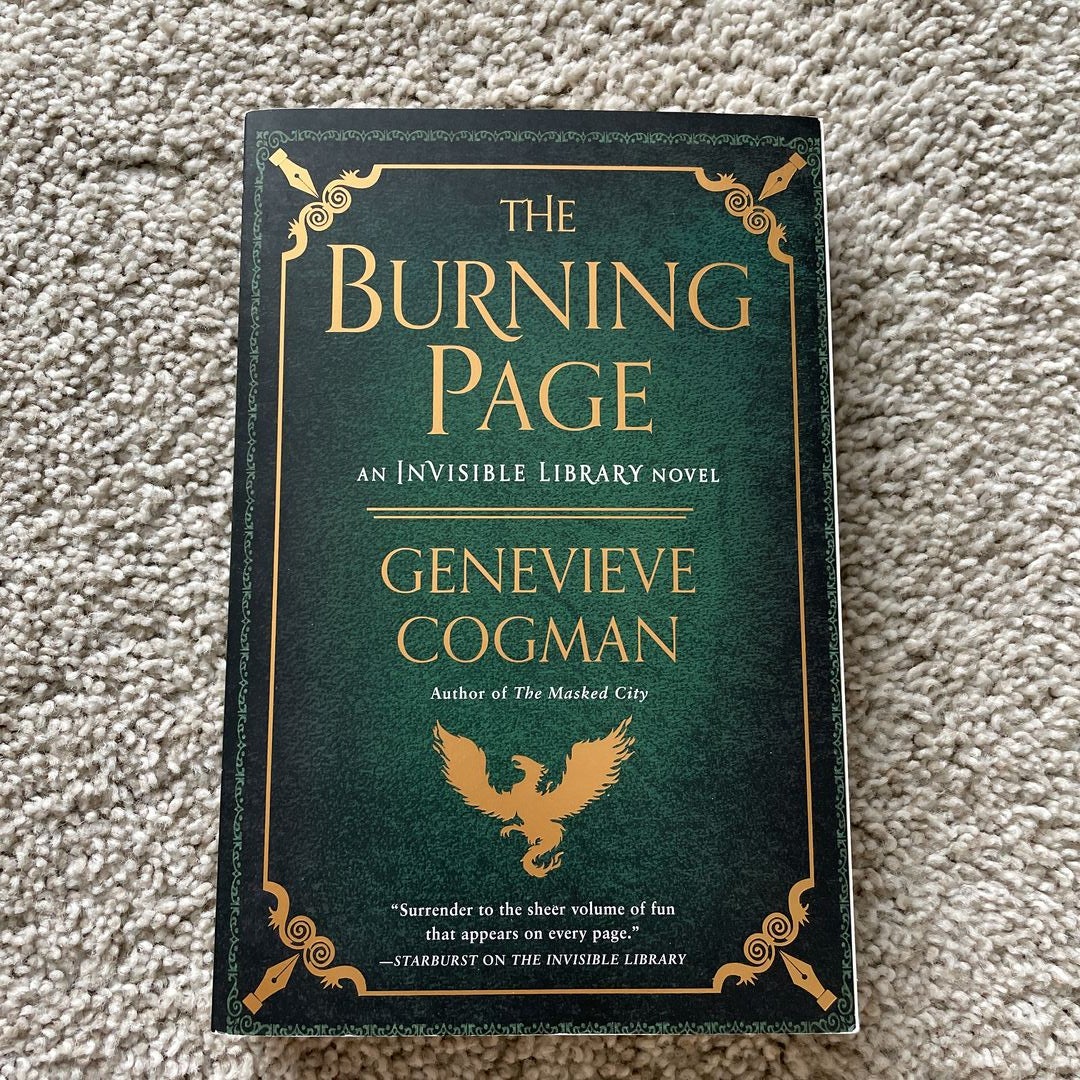 The Burning Page by Genevieve Cogman, Paperback | Pangobooks