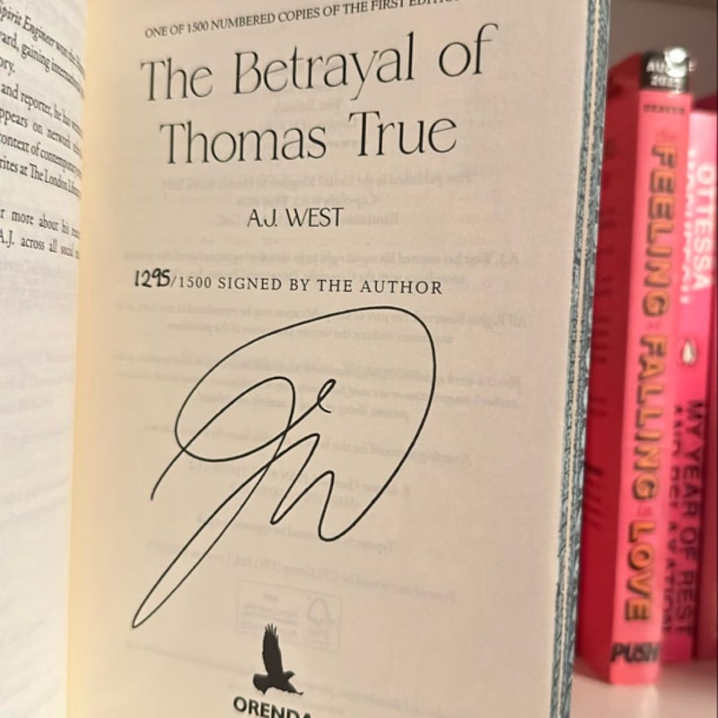 The Betrayal of Thomas True by A. J. West