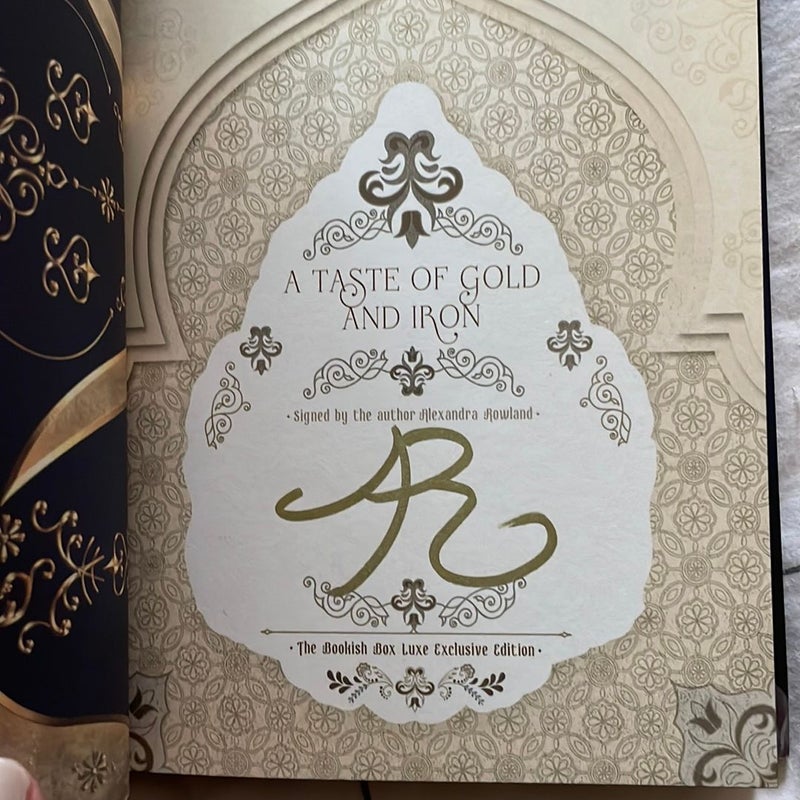A Taste of Gold and Iron by Alexandra Rowland, Hardcover | Pangobooks