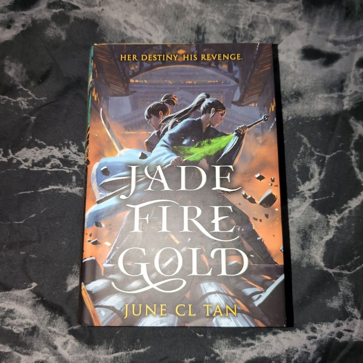 Jade Fire Gold by June CL Tan